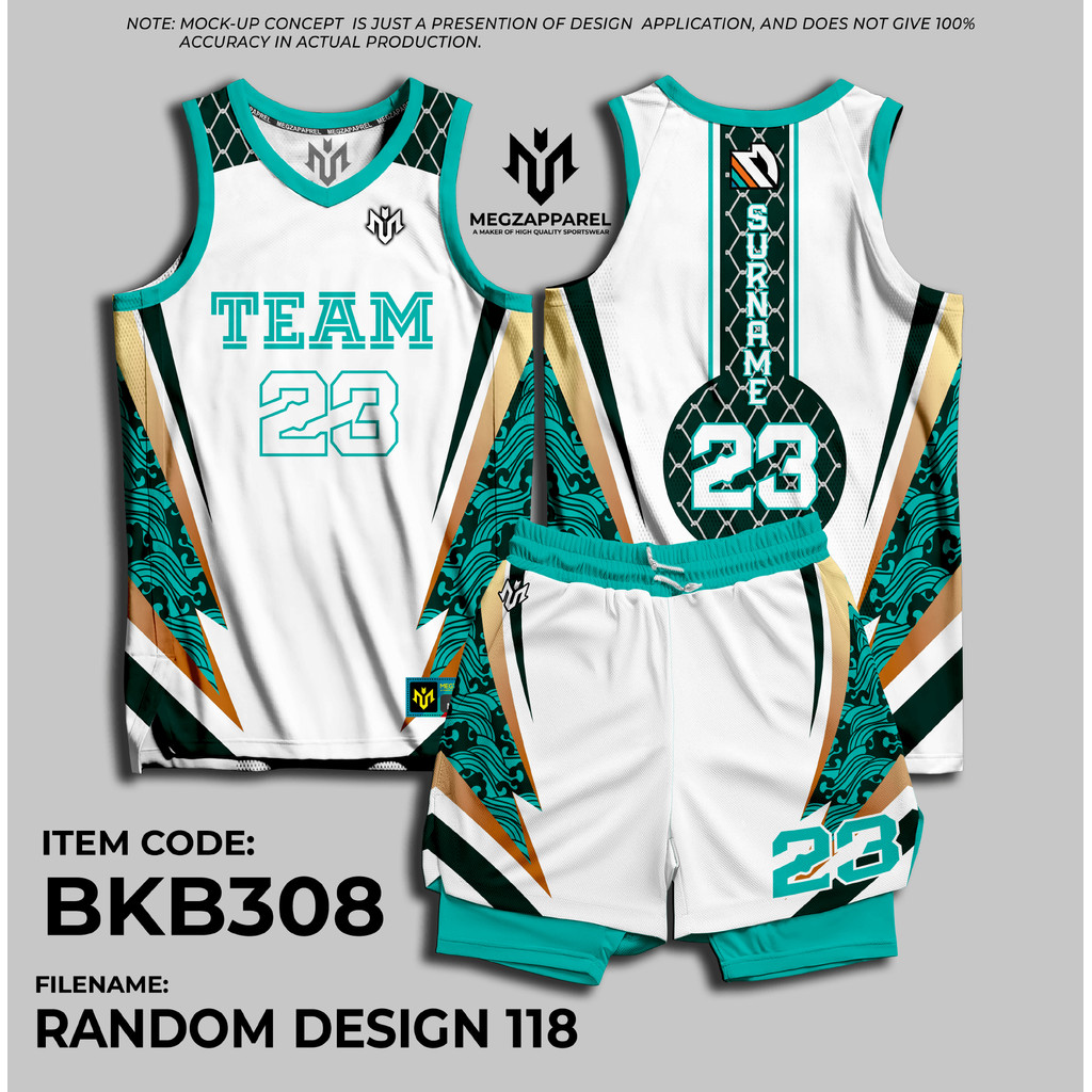 MEGZ BKB308 Customize Basketball Jersey Full Sublimation | Shopee Philippines