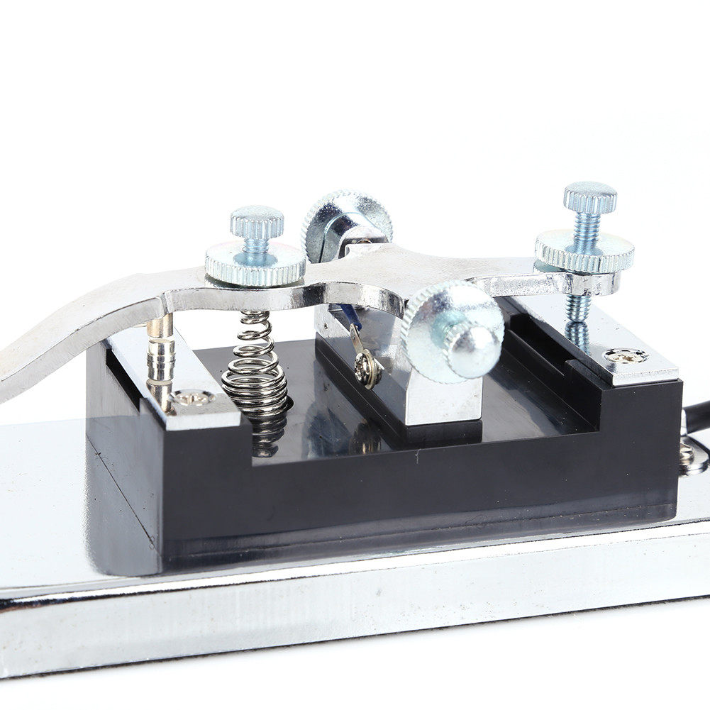 HY-K4 Stainless Steel Morse Code CW Trainer Learner CW Telegraph ...