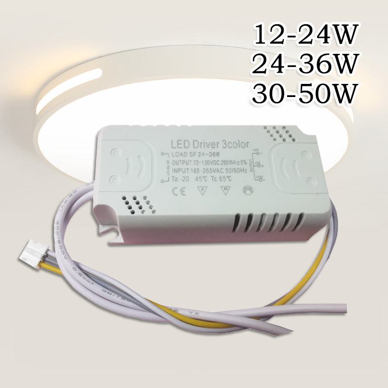 LED Driver Adapter For LED Ceiling Light Replacement 3 Color | Shopee ...