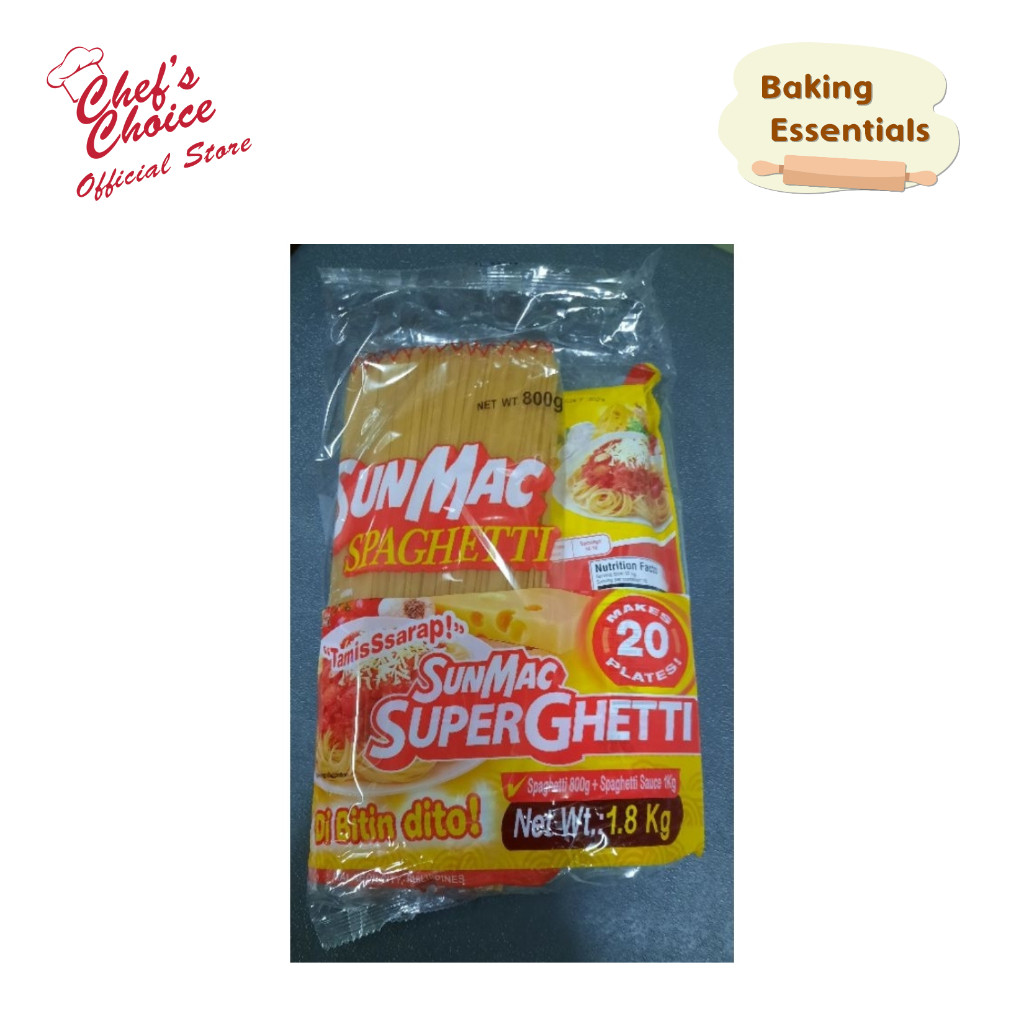PH HAVI MART SUNMAC SPHAGETTI COMBO WITH SAUCE 800G | Shopee Philippines