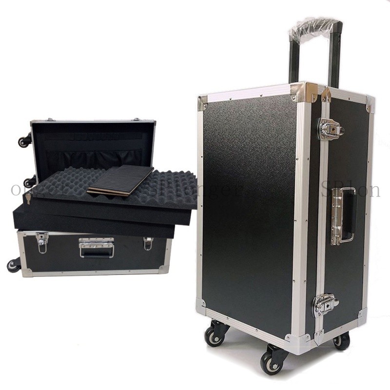 55*35*25.5cm Aluminum Alloy Trolley Case Toolbox Multi-function ...