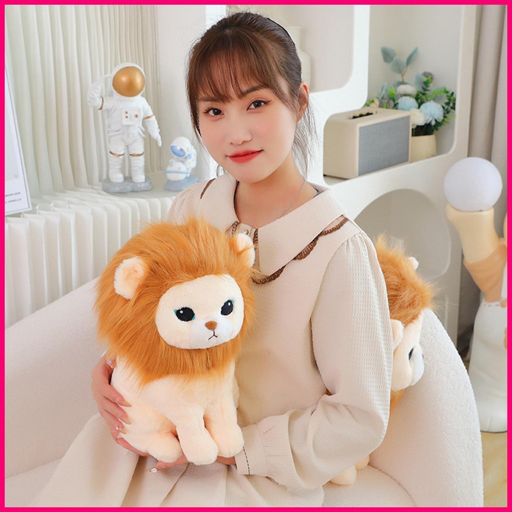 Lion Plush Stuffed Animal Stuffed Animal Lion Sitting Lion Plush ...