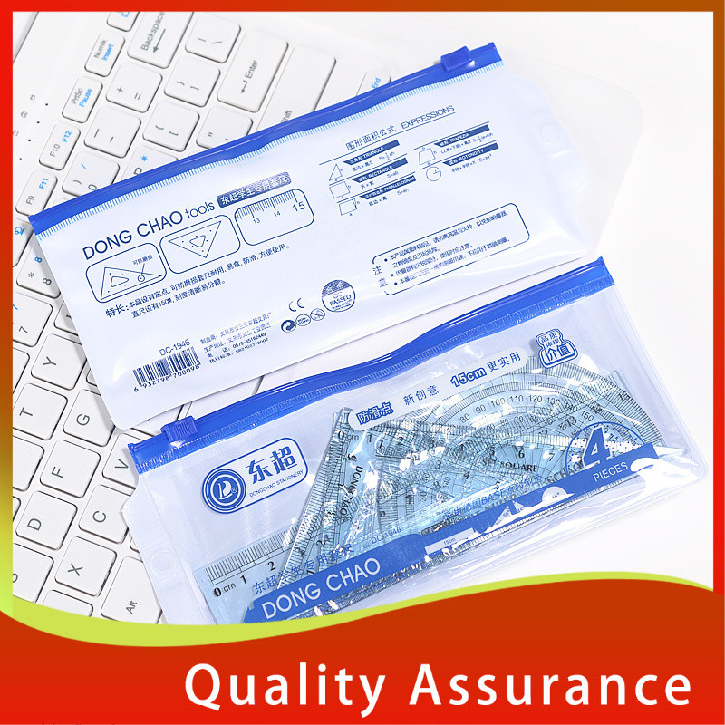 2024 Student Drawing Ruler Set Children Student Set 4-Piece Set ...