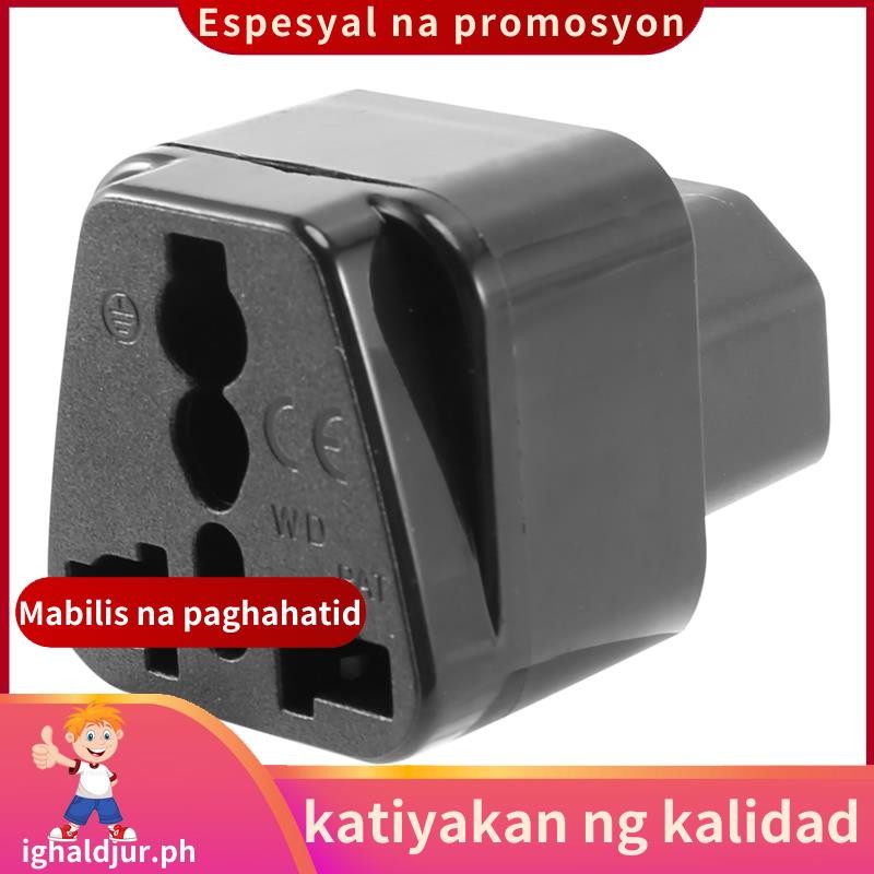 IEC 320 C14 to universal Female Power Adapter AC Power Plug Connector ...