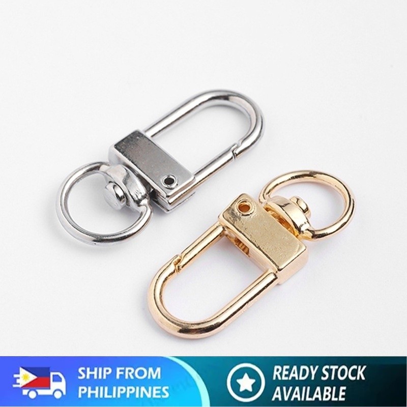 [Local Shipment] 50PCS Zinc Alloy 3-point Door Buckle DIY Keychain Bag ...