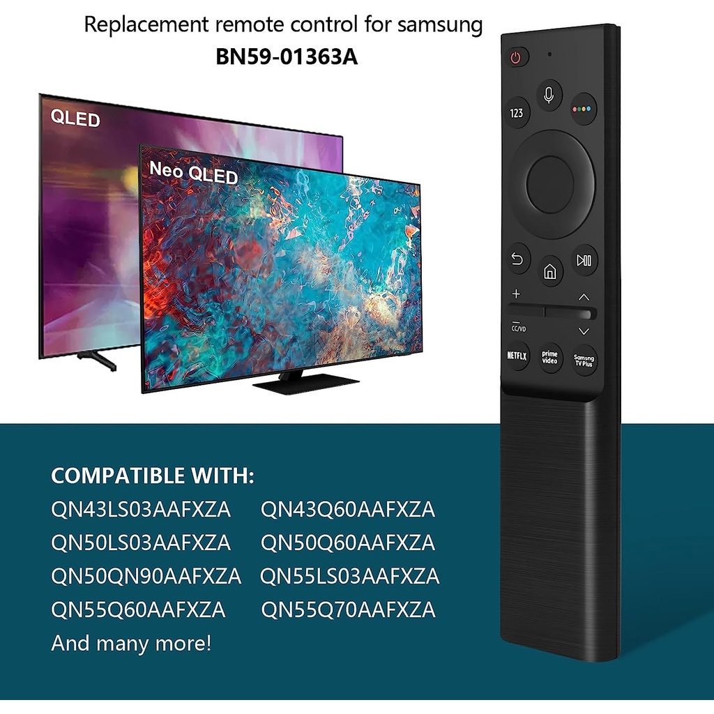 BN59-01363A For Samsung QLED 4K 8K UHD HDR Smart TVs Voice Remote ...