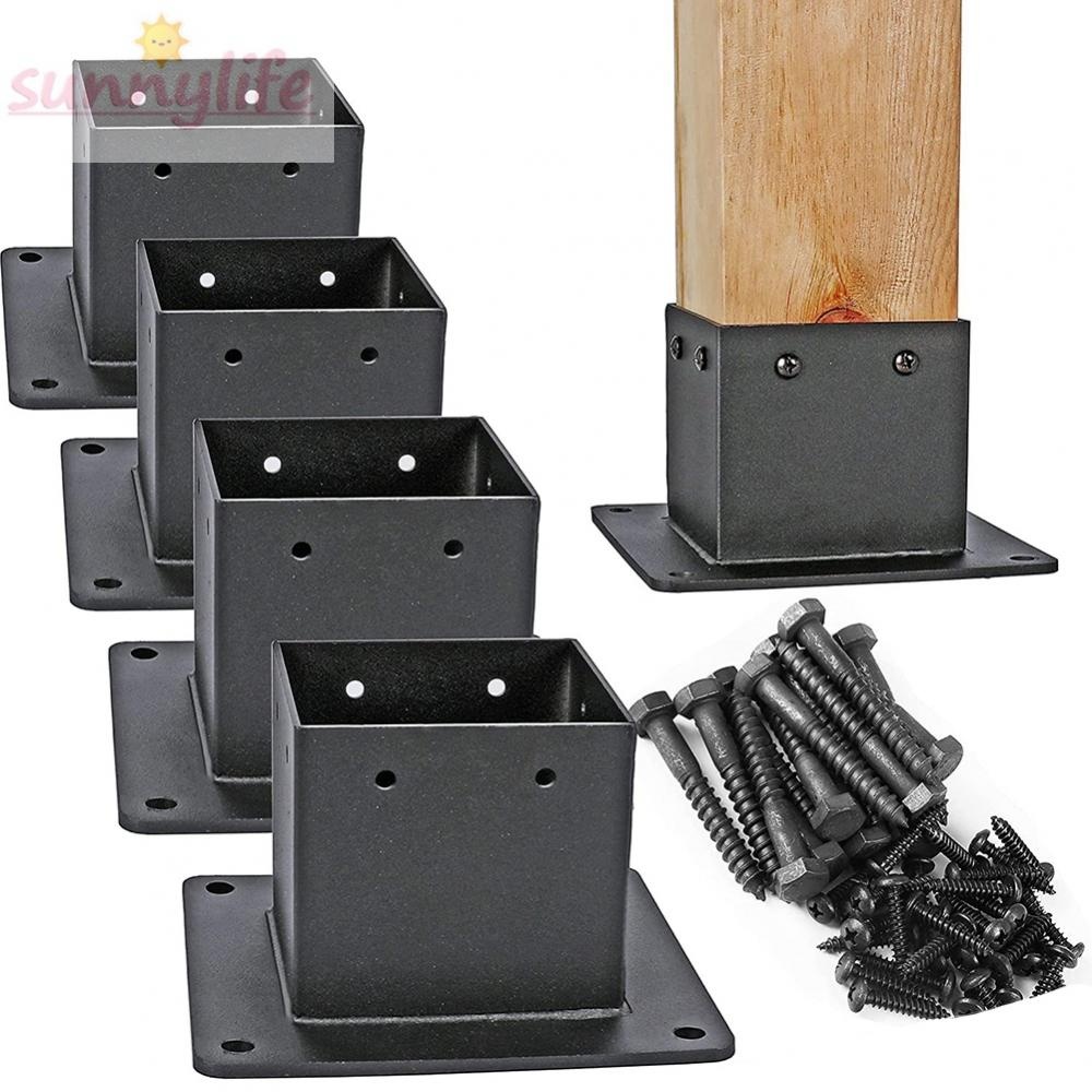 Setup with This Strong Design of Four Pieces of Metal Supporting Bases ...