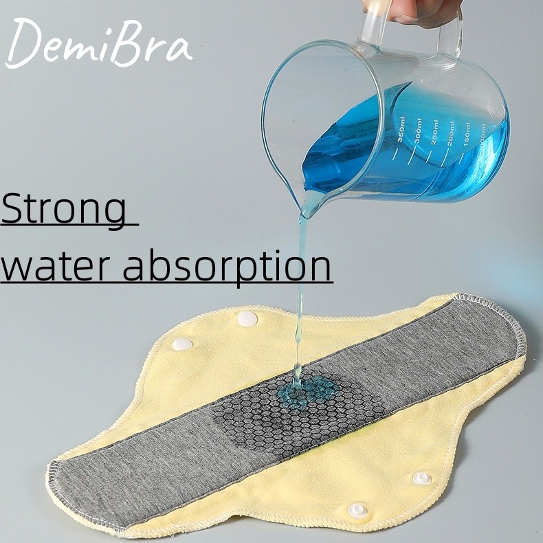 Reusable Menstrual Cloth Pads Heavy Flow Cotton Antibacterial ...