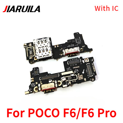 Charging Board For Poco F6 / F6 Pro Charger Charging Port Flex Cable ...