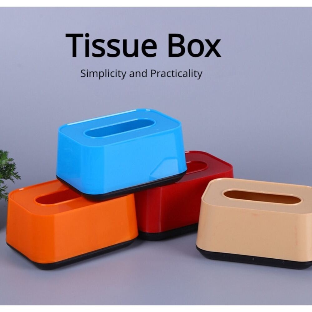 Plastic Tissue Box Tissue Holder Tissue Dispenser Lid Tissue Box ...