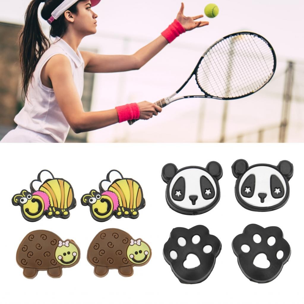 Bacony Tennis Racket Dampener Slica Gel Shock Absorbers for Court ...