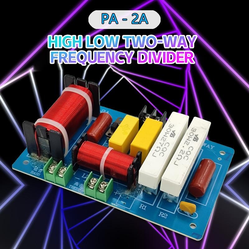 phlittle PA-2A 450W 2 Way Audio Speaker Frequency Divider Tweeter Bass ...