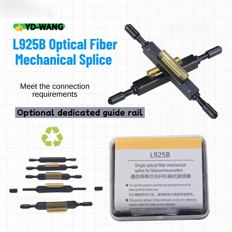 L925B Fiber Optic Mechanical Splice Single 5Pcs Optical Fast Connector ...