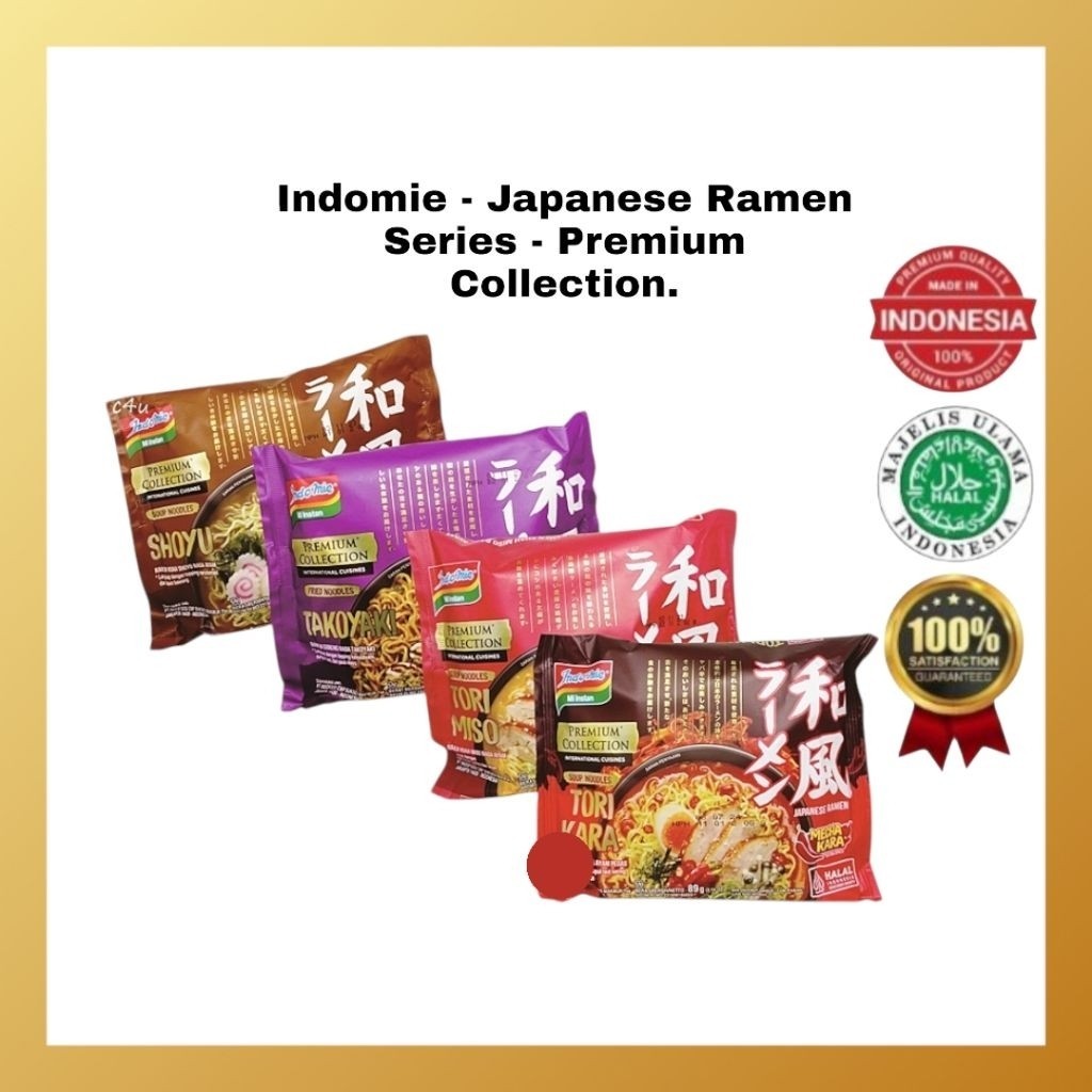 Indomie - Japanese Ramen Series - Premium Collection. | Shopee Philippines