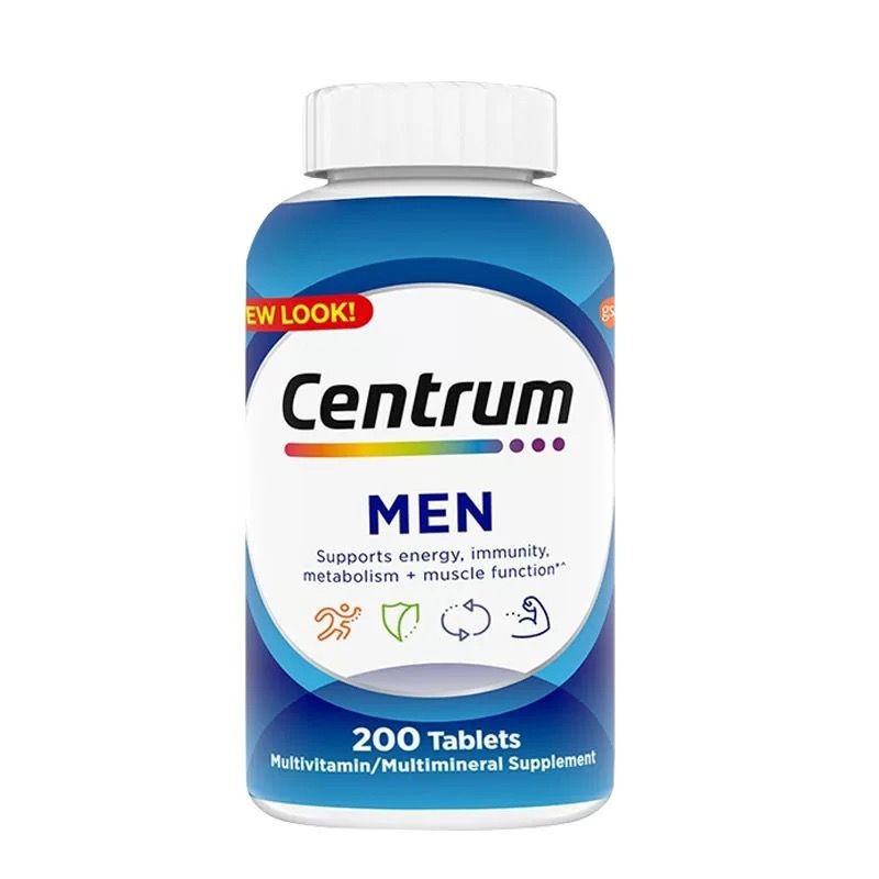 American Centrum Centrum Multivitamin Men 200 Capsules Adult Men ...