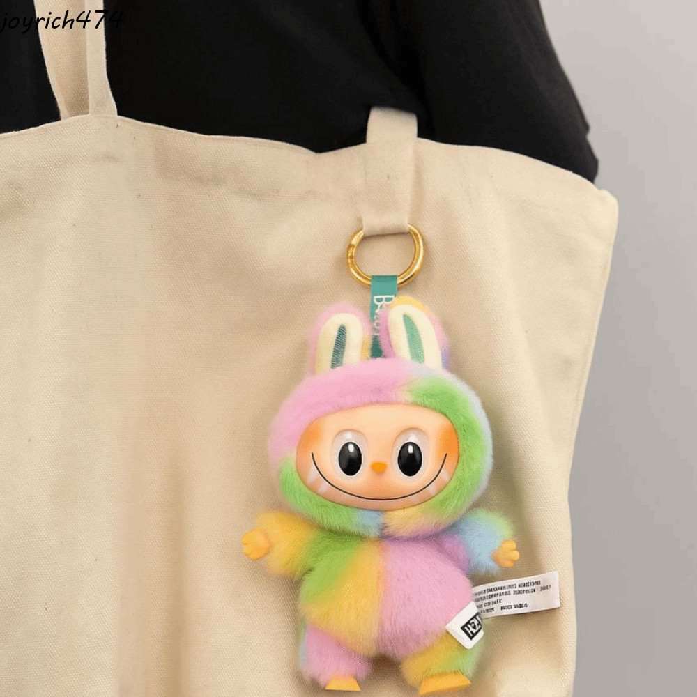 JOYRICH Labubu V4 Doll Figures, Soft Collectible Cartoon Plush Keychain ...