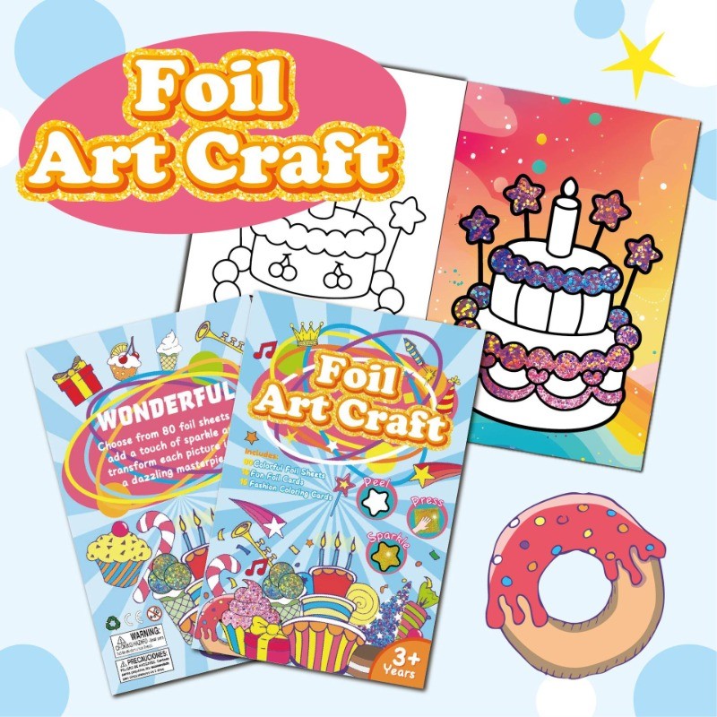New Magical Art Sticker Book Children's Cartoon Handmade Fun Creative ...