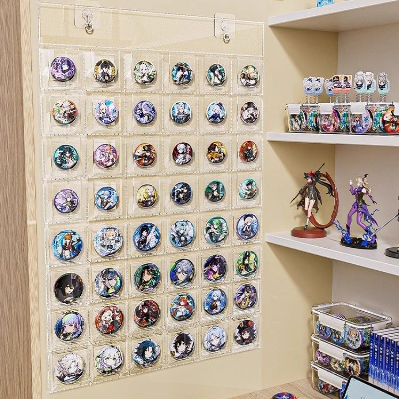 Badge storage bag hanging on the wall for storage, Ins high beauty ...