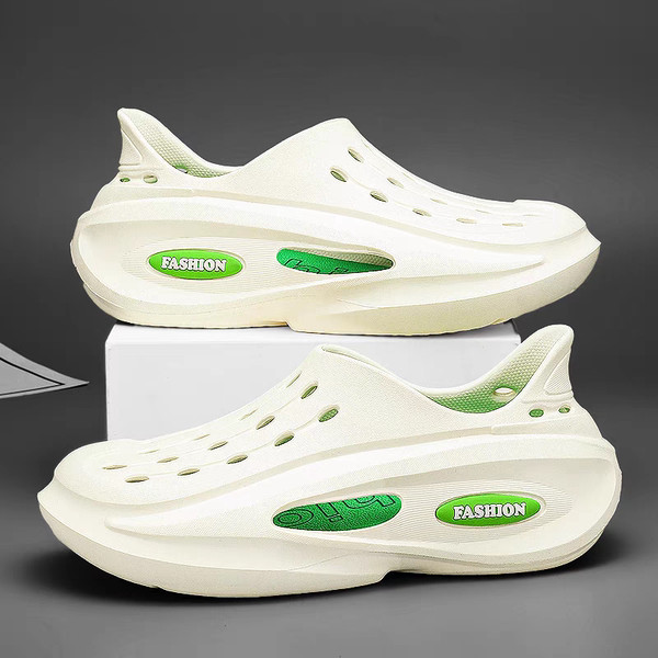 crocs crocs for men Fishing Hole Shoes Men's Summer Anti-Slip Wear ...