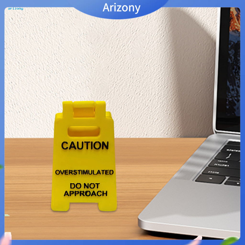 《penstok》 Warning Overstimulation Sign Safety Awareness Sign Quirky 3d ...