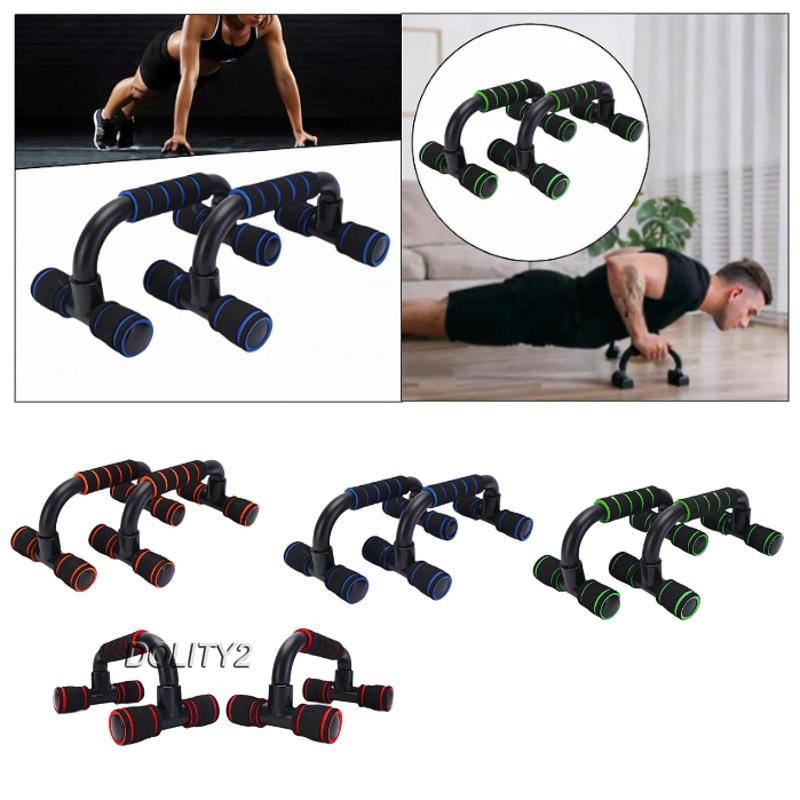 [Dolity2] Push up Handles Parallettes Fitness Push Ups Portable Sturdy ...