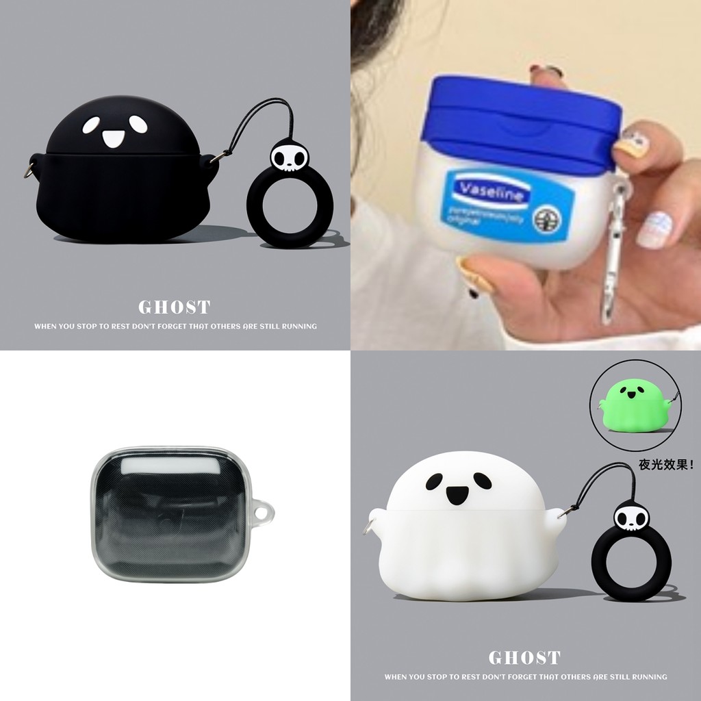 For Anker Soundcore R50i NC Case 3D Cute Ghost Soundcore P30i Silicone ...