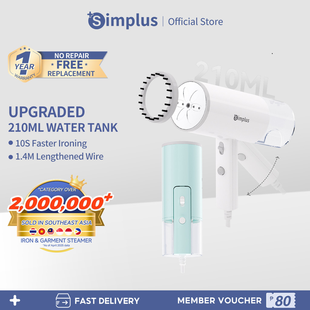 Simplus Steam Iron Handheld Foldable With Water Tank | Shopee Philippines