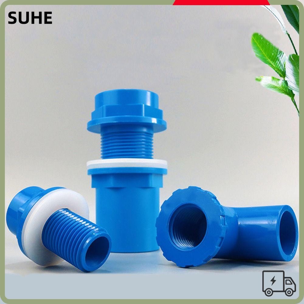 HI-SUHE Drainage Connector, 20~50mm Waterproof Drain Joint, PVC Pipe ...