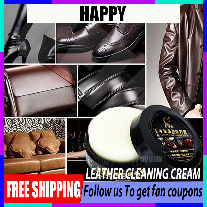 Leather Cleaner, Leather Cleaning Cream & Leather Care Cream – For ...