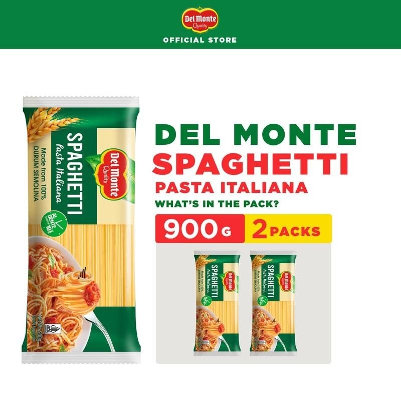 DEL MONTE Spaghetti Pasta Italiana with High Quality Ingredients - 900g ...