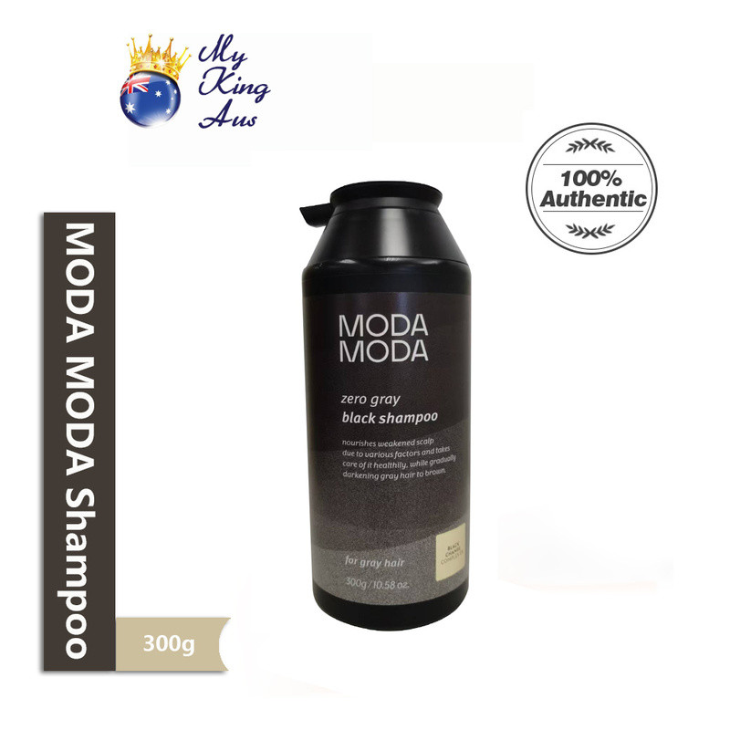 MODAMODA Zero Gray Black Shampoo 300g for Grey Hair [MY KING AUS ...