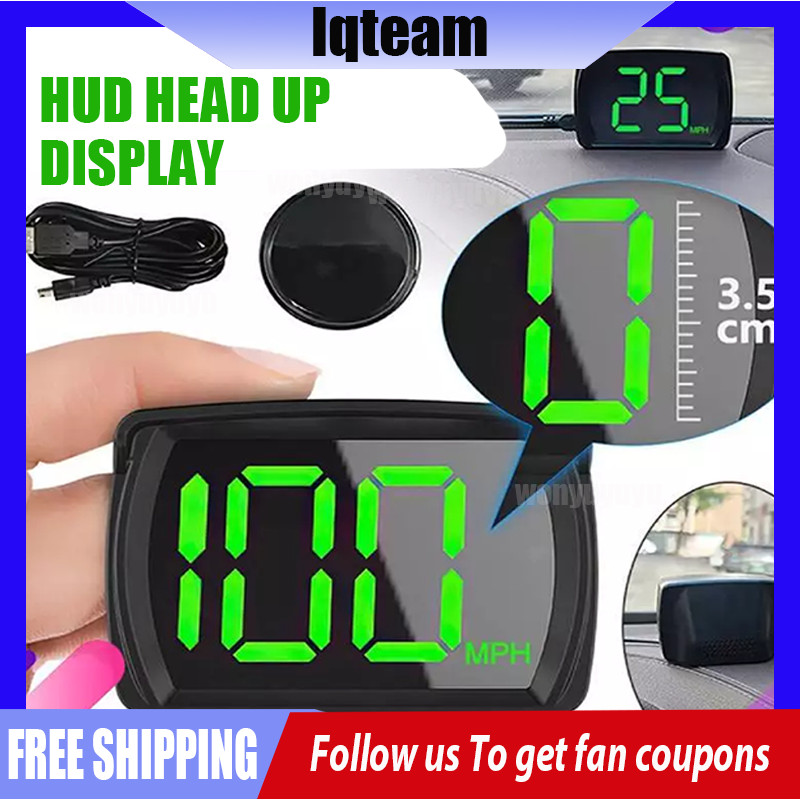 LED Large Font Display Car Truck HUD – GPS Digital Speedometer with KM ...