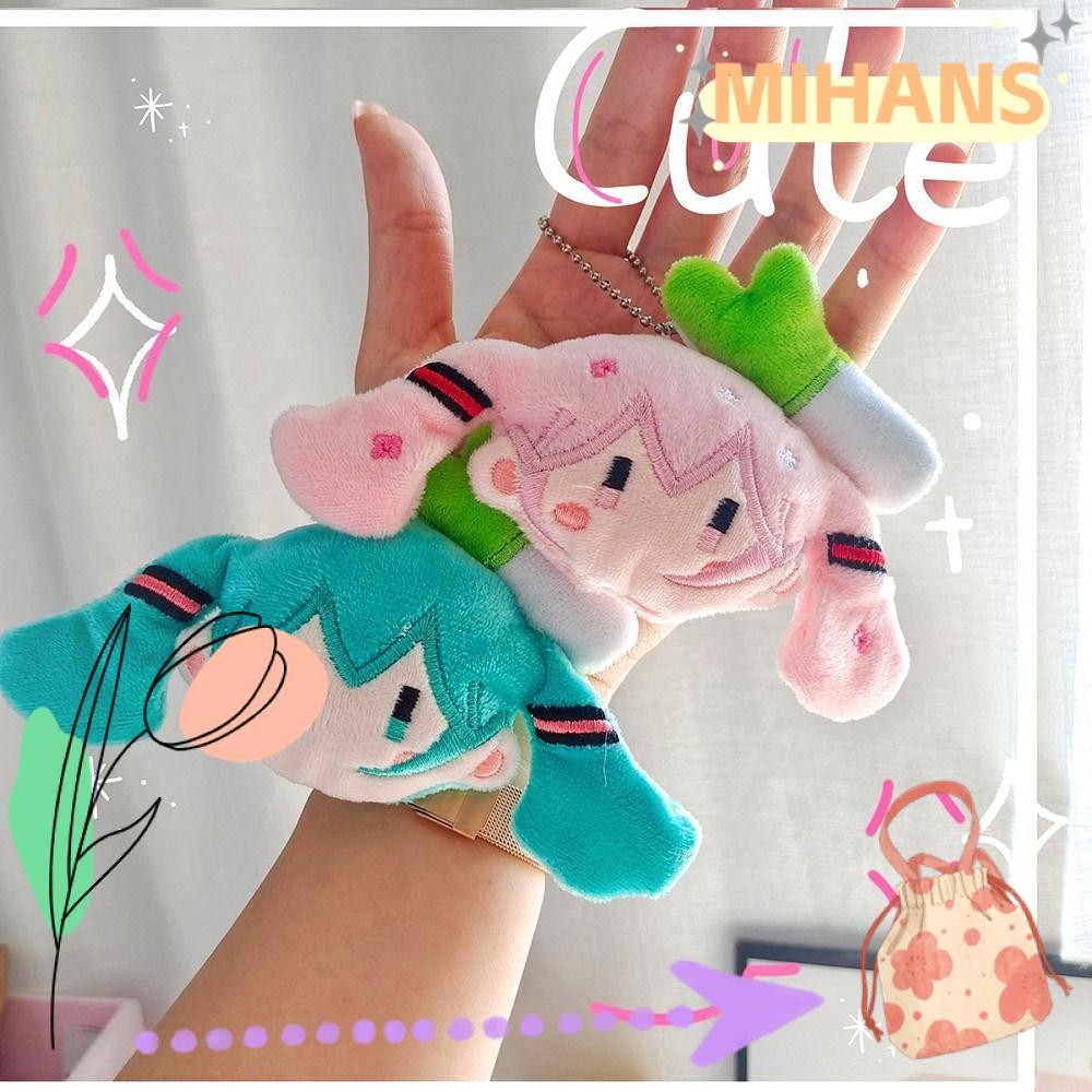 MIH Miku Plush Keychain, Stuffed Soft Hatsune Miku Plush Doll, Cartoon ...
