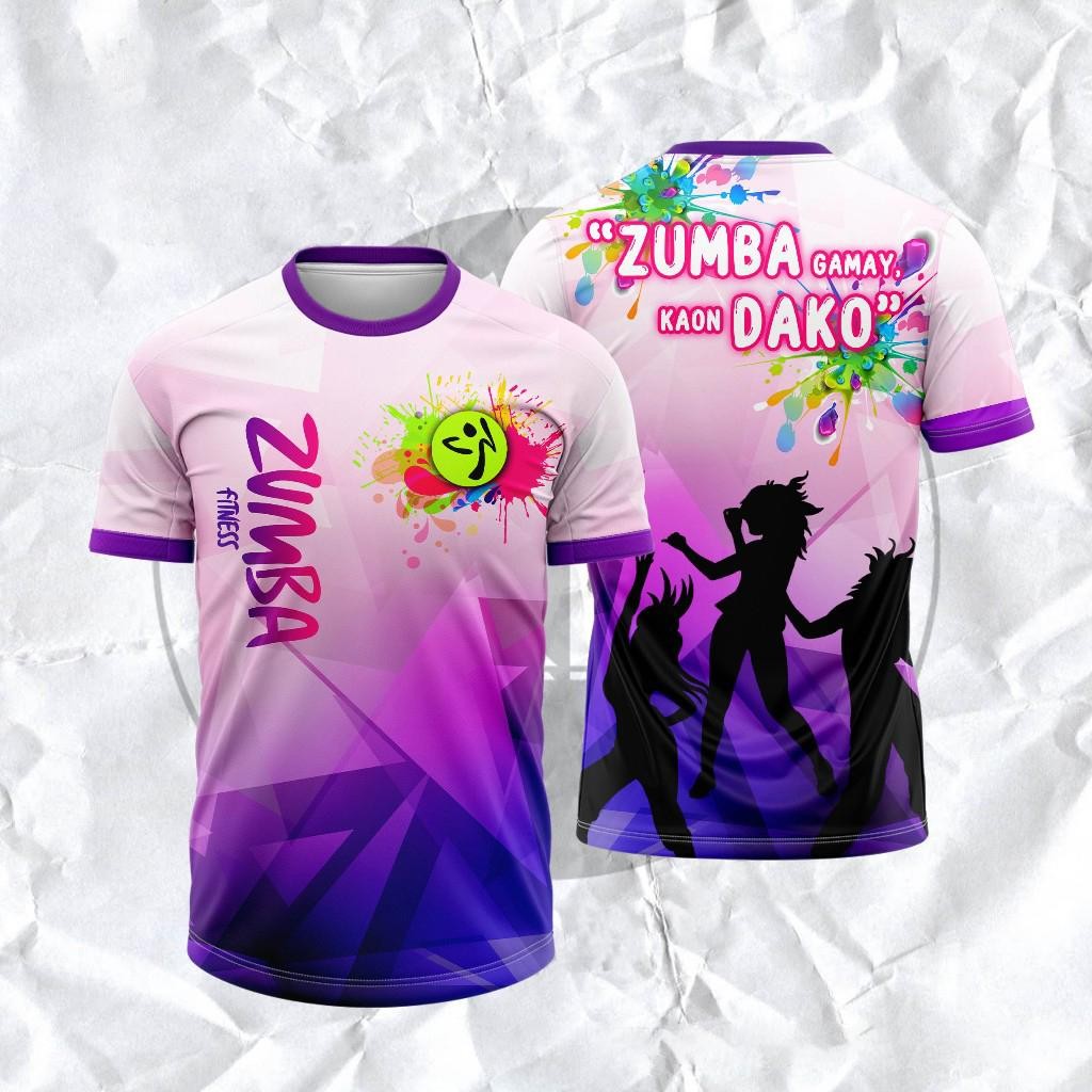 Zumba Summer Drifit T-shirt 3D Printed Zumbawear Breathable Short T ...