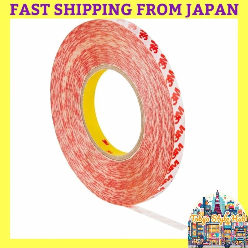 3M Multipurpose Double-Sided Adhesive Tape GPT-020F 12mm x 50M Clear Heat Resistant High ...