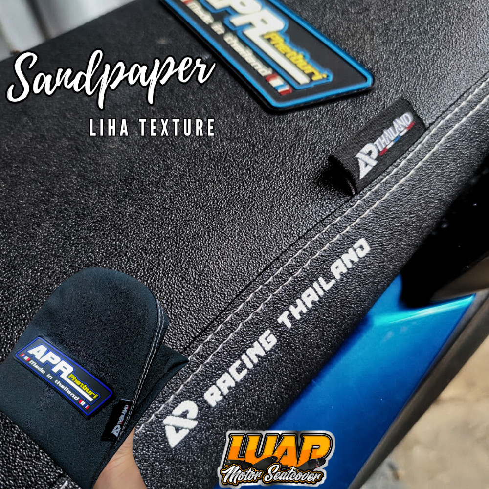 Honda Click v1 v2 v3 Liha sandpaper SEATCOVER ( LIHA TEXTURE LEATHER ...
