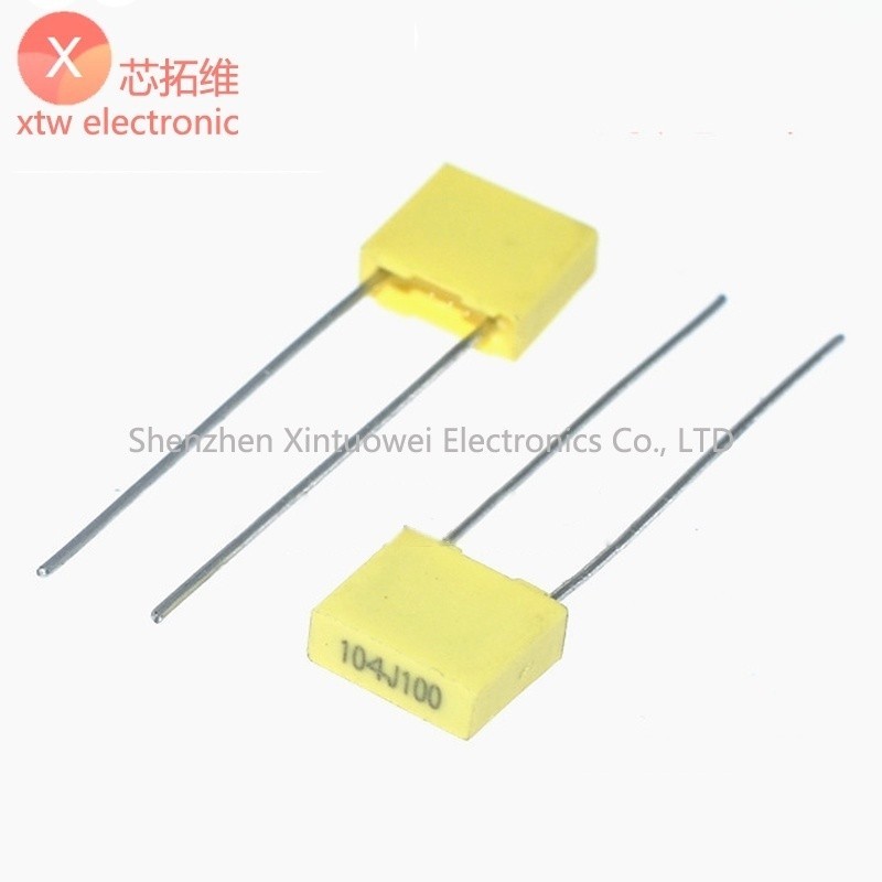 50Pcs/lot 100NJ100 Corrected Capacitance 100V104J 100NF 0.1UF Corrected Capacitance 5mm Pin ...