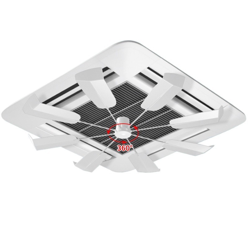 Central air conditioner ceiling machine guide fan noiseless rotating ...
