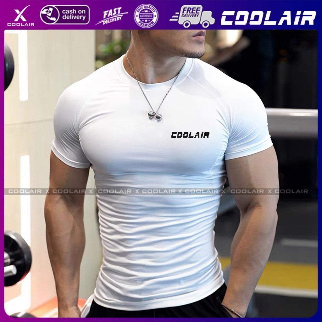 COOLAIR Men Sports Active Quick Dry Gym Training Dry Dri Fit ...