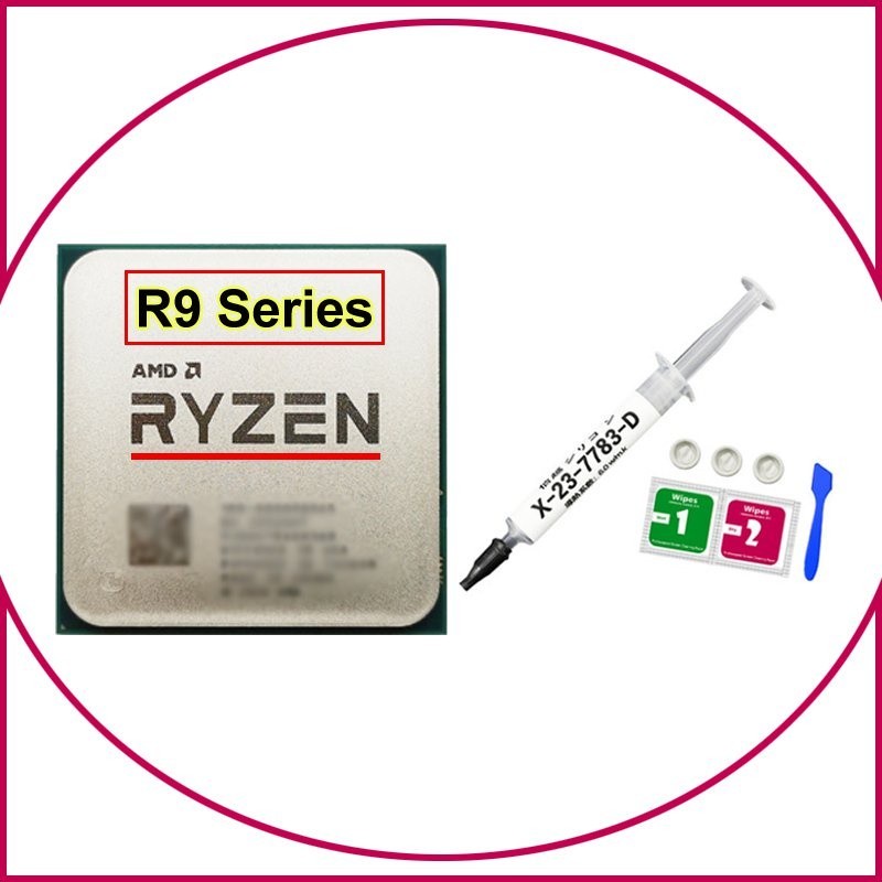 RQNew AMD Ryzen 9 Processors with Thermal Grease RYZEN 9 5900X Thermal ...