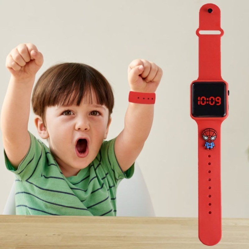 Cartoon Kids Watch LED Fashion Digital Watch Silicone Wrist Watch ...