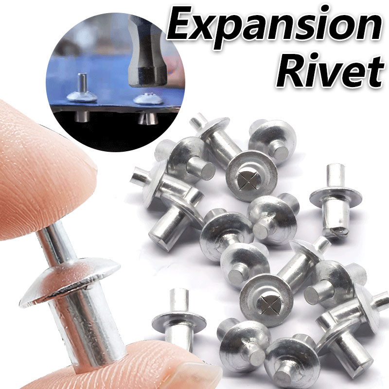 Aluminum Alloy Hammer Drive Expansion Rivet / Head Piercing Nail ...