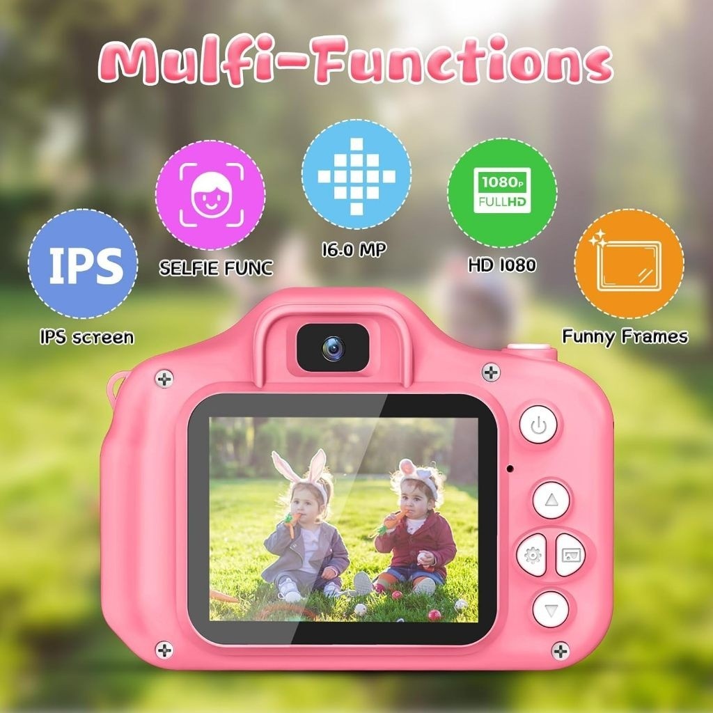 2 Inch Mini Digital Camera Rechargeable HD Screen For Children Cute ...