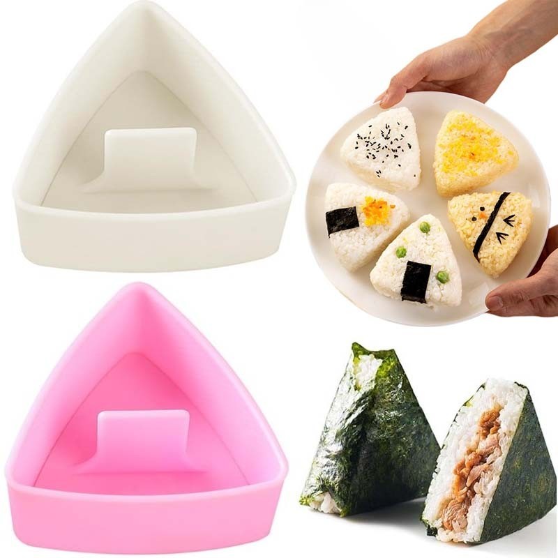 Portable Triangle Sushi Mold Bento Onigiri Seaweed Rice Ball Triangle ...