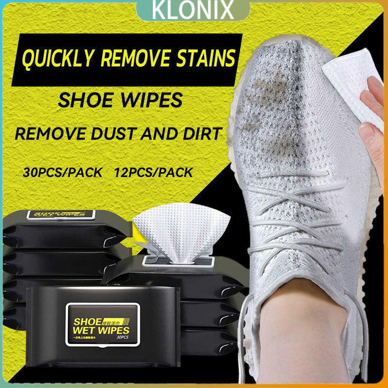 Ki shoe wipes to quickly remove stains, no-wash cleaning wipes 30pcs ...