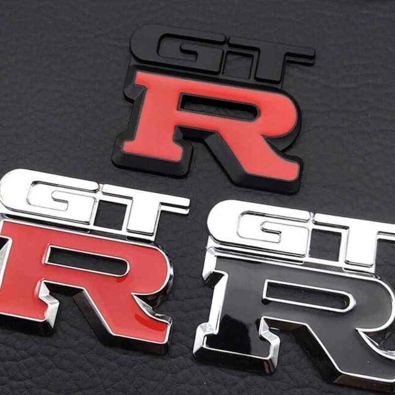 1Pcs 3D Metal GTR Logo nissan gtr emblem gtr 150 emblem For NISSAN GTR ...