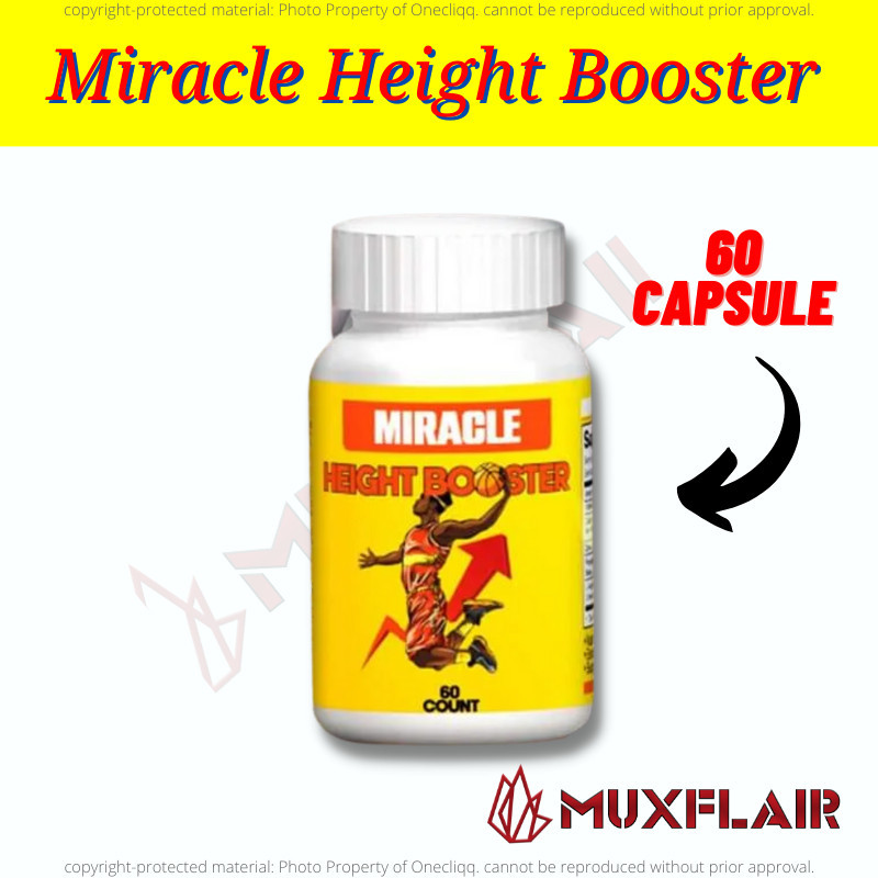 Miracle Height Booster Supplement Made in US 60 Softgels Tablets ...