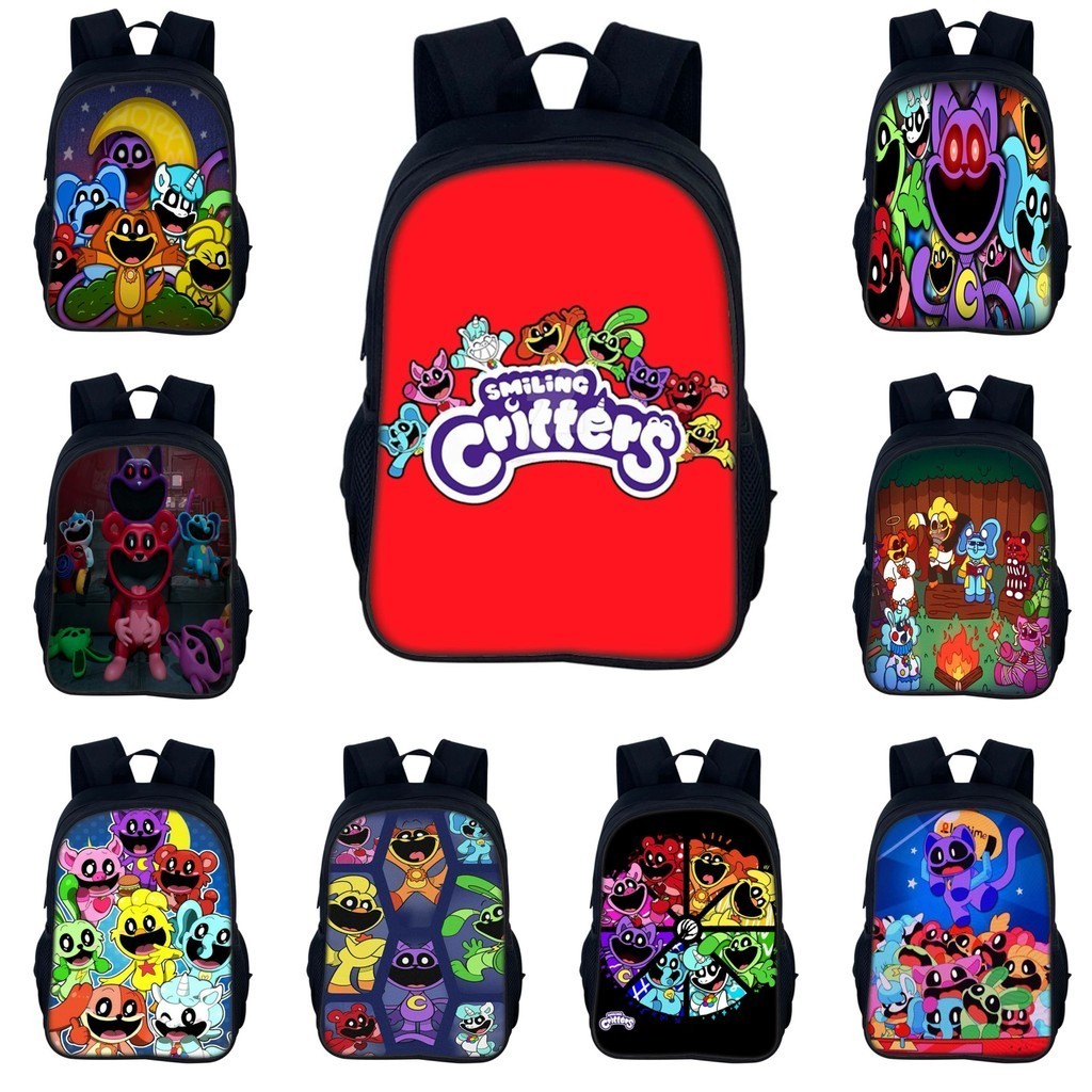 Smiling Critters Backpack 3D Printed Student Backpack Children's School ...