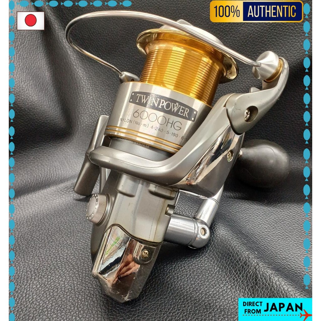 Shimano 02 TWINPOWER 6000HG spinning reel [Preloved/Direct from JPN] | Shopee Philippines
