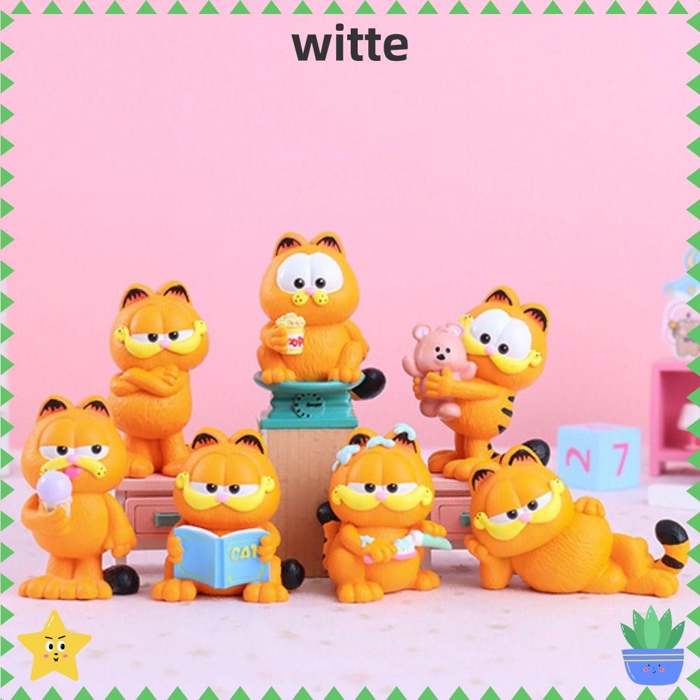 WITTEE Garfield , Trendy Play Home Decoration Garfield Ornaments ...